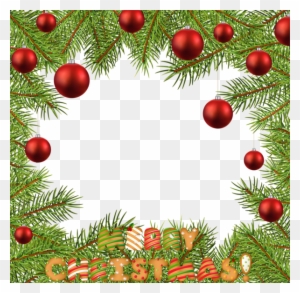 Webcam Border For Christmas - Christmas Frame Free - Free Transparent ...