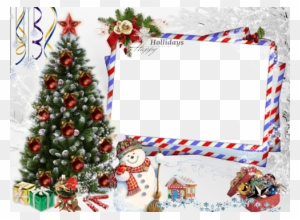 Cute Christmas Cards With Frame Vector Set 03 Vector - Wilton Woodland ...