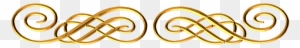 Rose Gold Ornamental Flourish Border Dark - Gold Border - Free ...