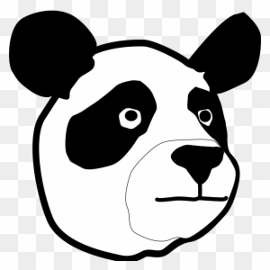 Panda Head Png - Panda Face Drawing Easy - Free Transparent PNG Clipart ...