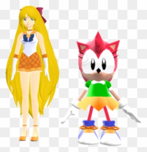 Sailor Venus And Classic Amy Rose By Marcospower1996 - Amy Rose - Free ...