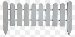 Garden Border - Picket Fence - Free Transparent PNG Clipart Images Download