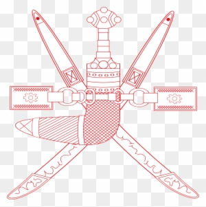 New Oman Flag Symbol With 2000px National Emblem Of - Ministry Of ...