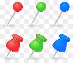 Pushpin Vector Image - Push Pin - Free Transparent PNG Clipart Images ...