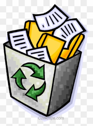 Recycle Box Royalty Free Vector Clip Art Illustration - Paper Recycle ...