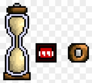 Hourglass - Hourglass Pixel Art - Free Transparent PNG Clipart Images ...