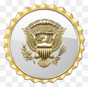 The Vice Presidential Service Badge Is An Identification - Emblem ...