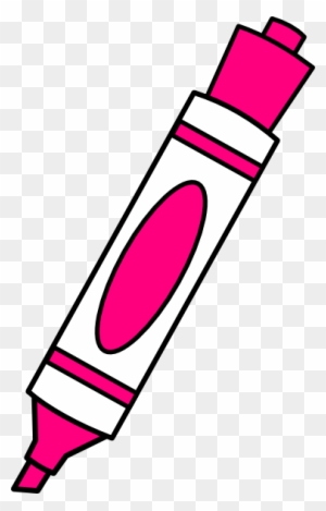 Crayola Marker Cliparts - Pink Marker Clipart - Free Transparent PNG ...