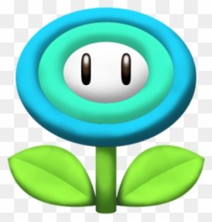 Ice Flower Smwu - Custom Mario Power Ups - Free Transparent PNG Clipart ...