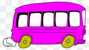 Pink Clipart School Bus - Bus Stop Toy Shop - Free Transparent PNG ...