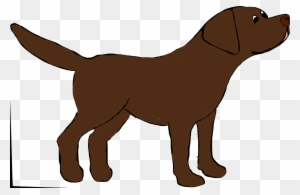 Chocolate Lab Cartoon - Free Transparent PNG Clipart Images Download