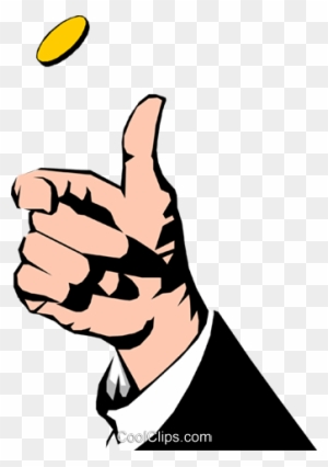 Coin Toss Royalty Free Vector Clip Art Illustration - Coin Toss Free ...