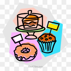 Baked Goods For Sale Royalty Free Vector Clip Art Illustration - Clip ...