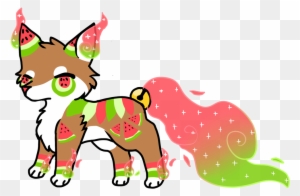 Watermelon Fox Adopt Closed By Cutebudgies - Digital Art - Free ...