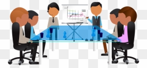 Meeting Conference Centre Clip Art - Meeting Organization Cartoon ...