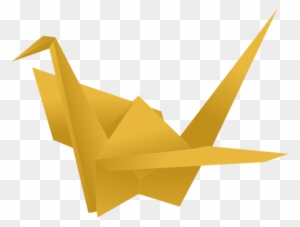 Origami Paper Crane Transparent Png - Origami Shapes No Background ...