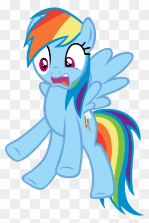 Rainbow Dash Scared