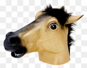 Horse Overhead Rubber Mask Fancy Dress Costume Outfit - Free ...