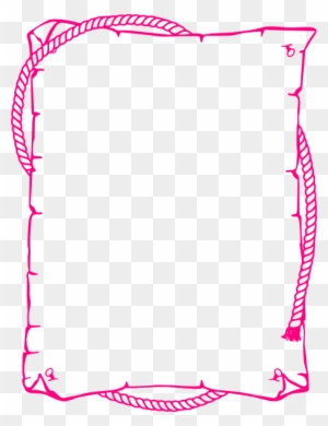 Pink Rope Border Clipart - Gold Borders Png Round -友软网络