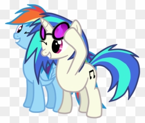 Rainbow Dash X Vinyl Scratch - Free Transparent PNG Clipart Images Download