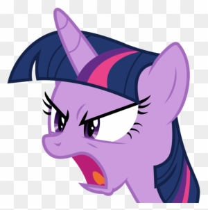 Angry Twilight Sparkle By Cloudyglow - Angry Twilight Sparkle Vector ...
