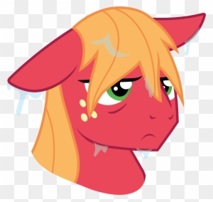 Sad Big Mac By Tardifice - Mlp Big Mac Sad - Free Transparent PNG ...