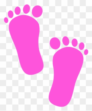Right Baby Foot Print Clipart Best - Pink Baby Feet Clipart - Free ...