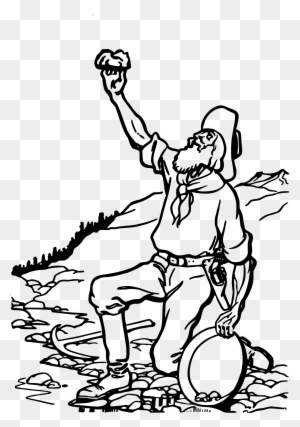 Big Image - California Gold Rush Drawing - Free Transparent PNG Clipart ...