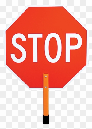 24 Inch Stop / Slow Reflective Sign - Stop Sign - Free Transparent PNG ...