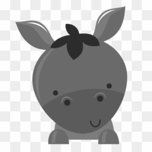 Cute Mini Donkey Clipart - Scalable Vector Graphics - Free Transparent ...