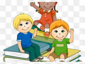 School Children Cartoon - My First Grade Journal - Free Transparent PNG ...
