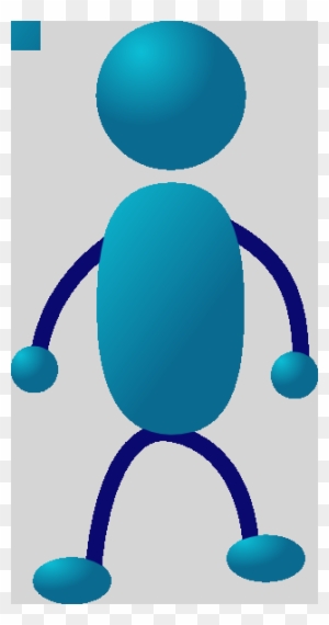 Standing Stick Man Clip Art At Clker - Stick Person Standing Clipart ...