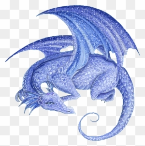Blue Dragon Clipart Glitter - Sleeping Dragon Gif Transparent - Free ...