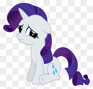 My Little Pony Rarity Sad - Free Transparent PNG Clipart Images Download
