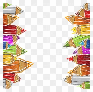 Teacher - Pencil - Clipart - Color Pencil Border Clipart - Free ...