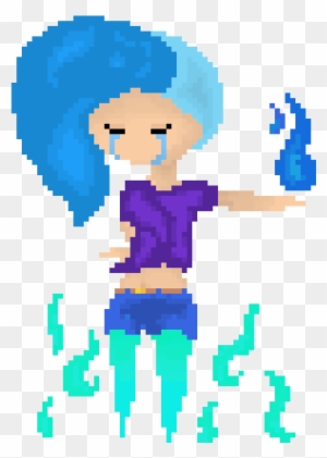 Crying Majestic Girl Pixel Art By Meelearcher - Crying Pixel Girl ...
