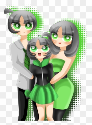 The Green Family By Nanakoblaze - Ppg And Rrb Family - Free Transparent ...