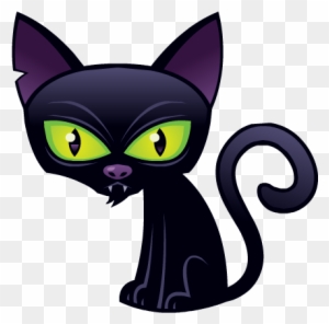 Black Cat Halloween Clip Art, Transparent PNG Clipart Images Free ...