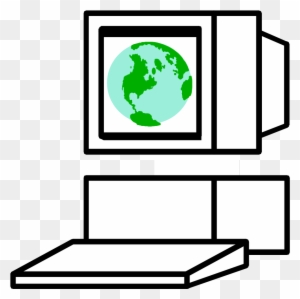 This Free Clip Arts Design Of Computer Globe - Clip Art - Free ...