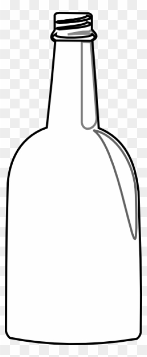 Bottle Outline Clip Art At Clker Com Vector Clip Art - Large Whiskey ...