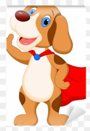 Dog Waving Clip Art
