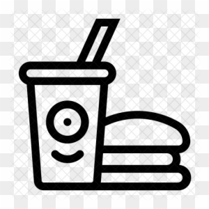 Fast Food Clipart Black And White, Transparent PNG Clipart Images Free ...