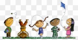 Babysitting - School Break Time Cartoon - Free Transparent PNG Clipart ...