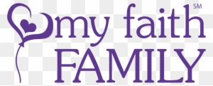 My Faith Family Logo No Tag Purpleheart Cutout - Gather Together In My ...