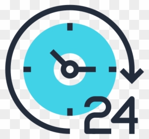 24 Hours Security - 24 Hours Icon Png - Free Transparent PNG Clipart ...