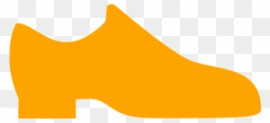 On Orange Shoes - Grey Shoe Icon - Free Transparent PNG Clipart Images ...