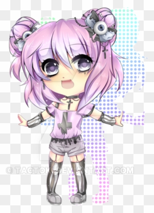 Chibi Pastel Goth By Tactoki - Chibi - Full Size PNG Clipart Images ...