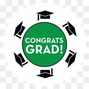 "congrats Grad" Green - Archive - Free Transparent PNG Clipart Images ...