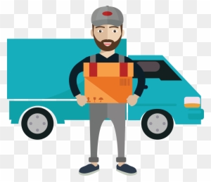 Delivery Courier Royalty Free Illustration - Indian Truck Driver ...