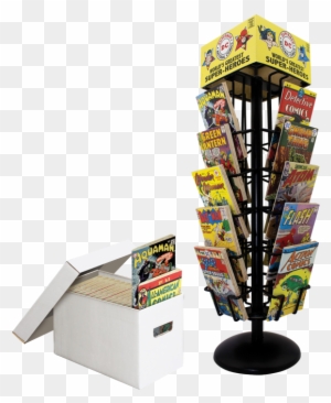 The Dc Comics Miniature Comic Book Spinner Rack Features - Comic Book ...